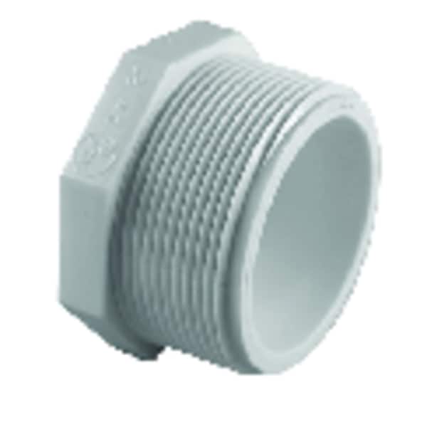 Charlotte Pipe And Foundry Charlotte Pipe Schedule 40 1/2 in. MPT X 1/2 in. D FPT PVC Plug 1 pk ...